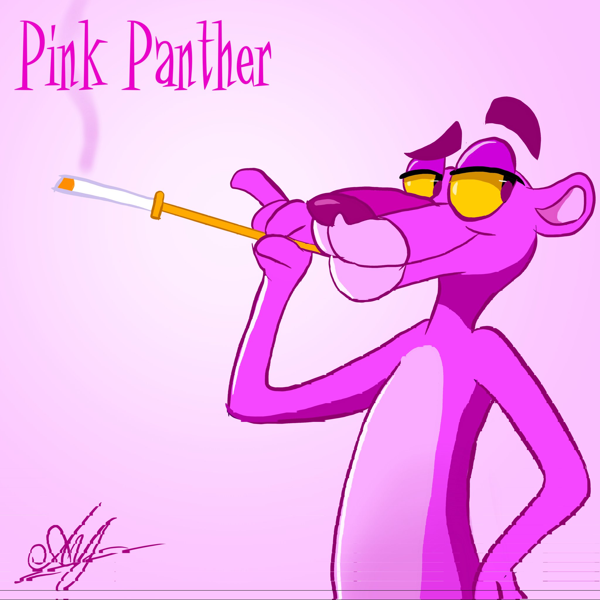Pink Panther Smoking Wallpaper Pink 2Pac Panther By DzynedByFace On