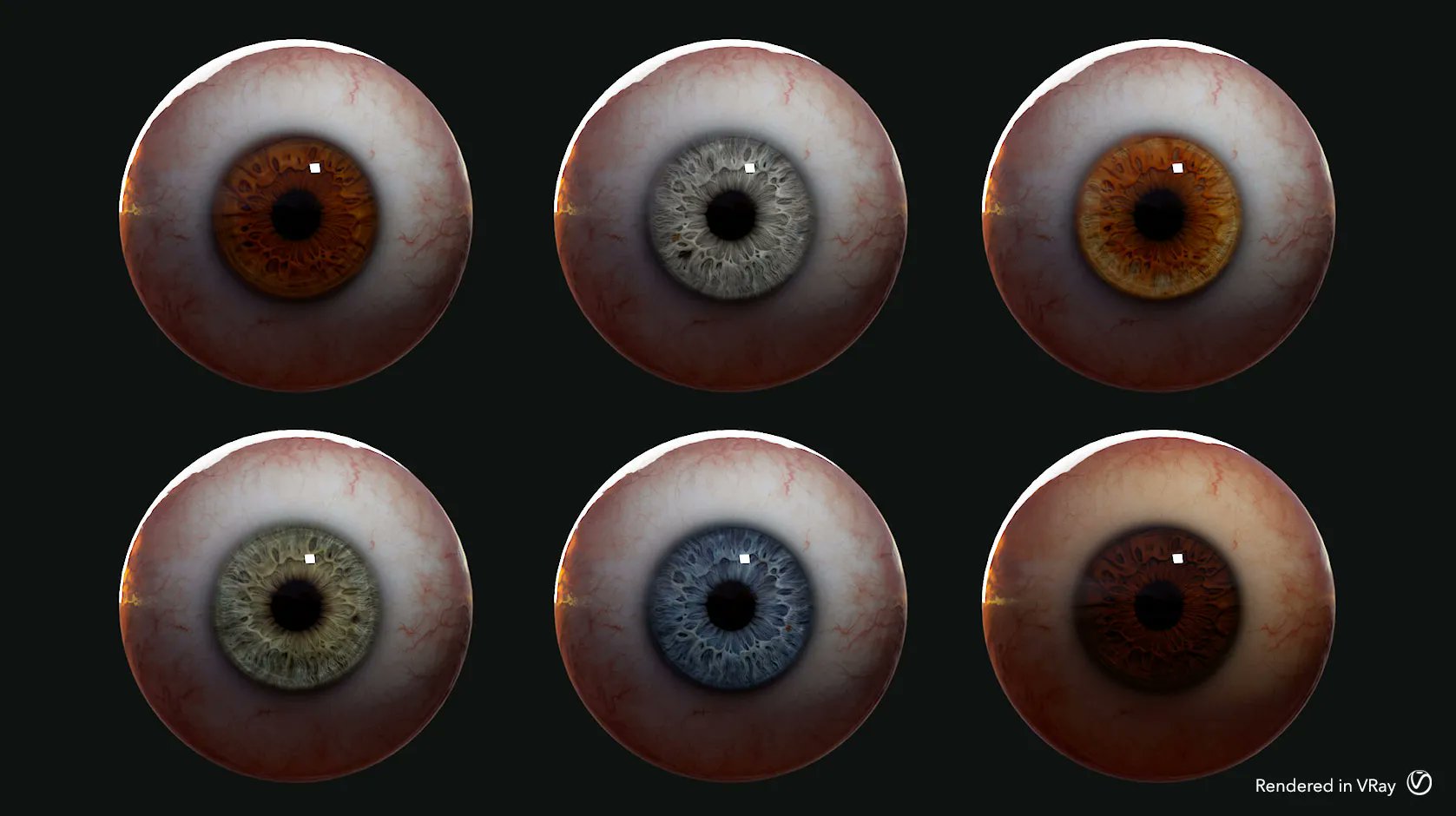 Realistic Blue Eye Texture