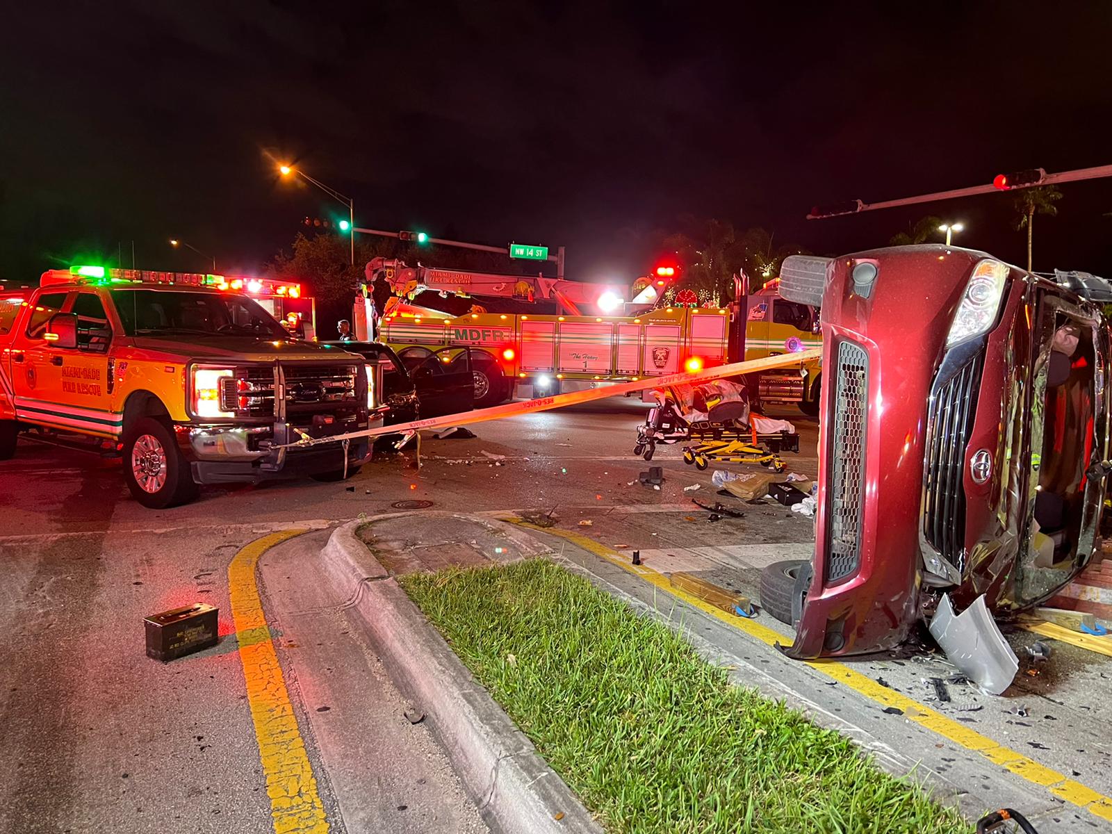 Miami Fire Rescue Accident