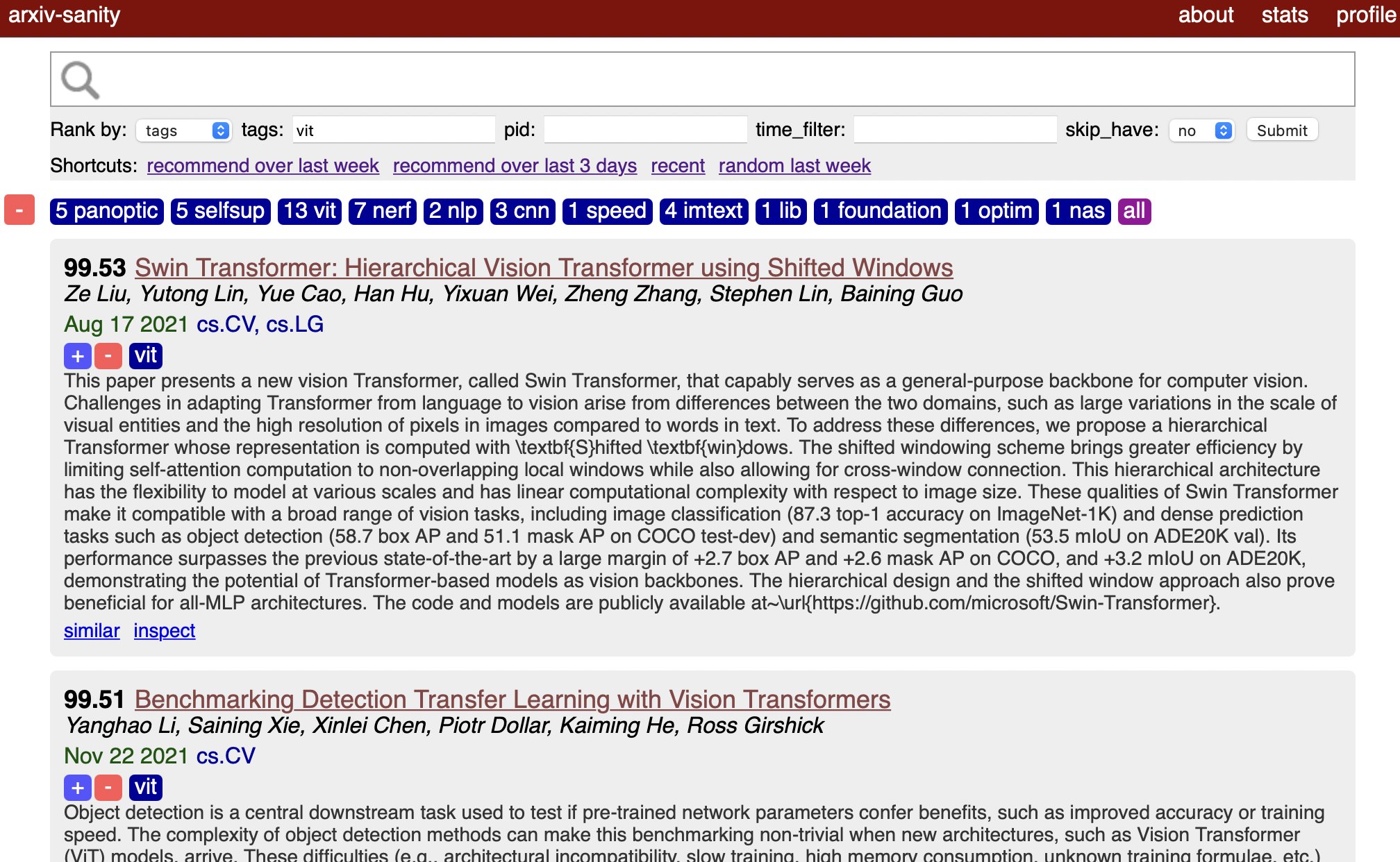 Andrej Karpathy on Twitter: "For deep learning friends: I've re-written arxiv-sanity to be ...