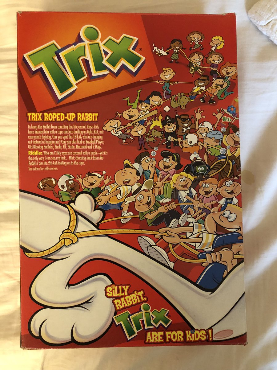 Trix Cereal Box 2004
