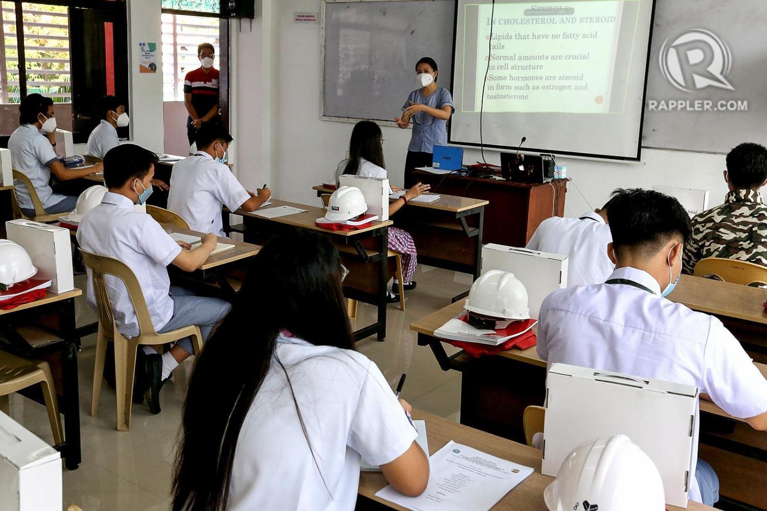 Filipino High School Students In Classroom