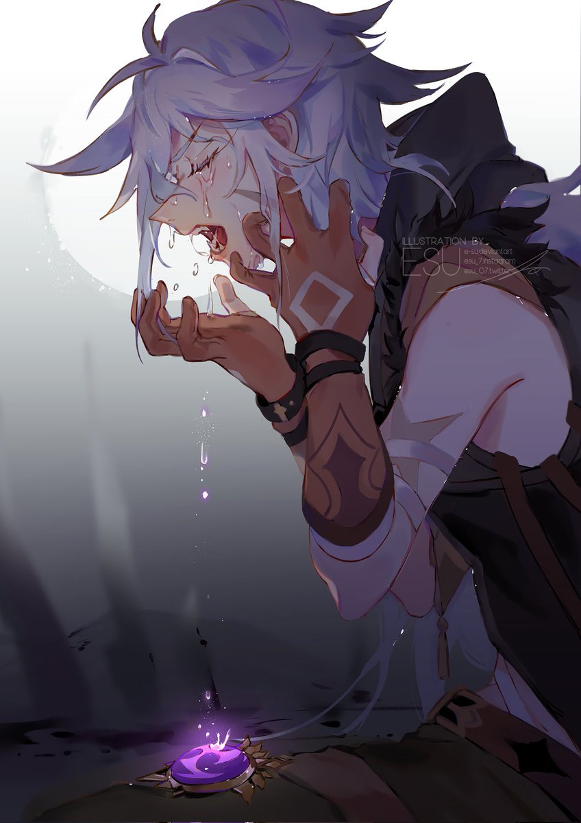 「A Vision ... at what cost? #GenshinImpac」|ESU ㈦のイラスト