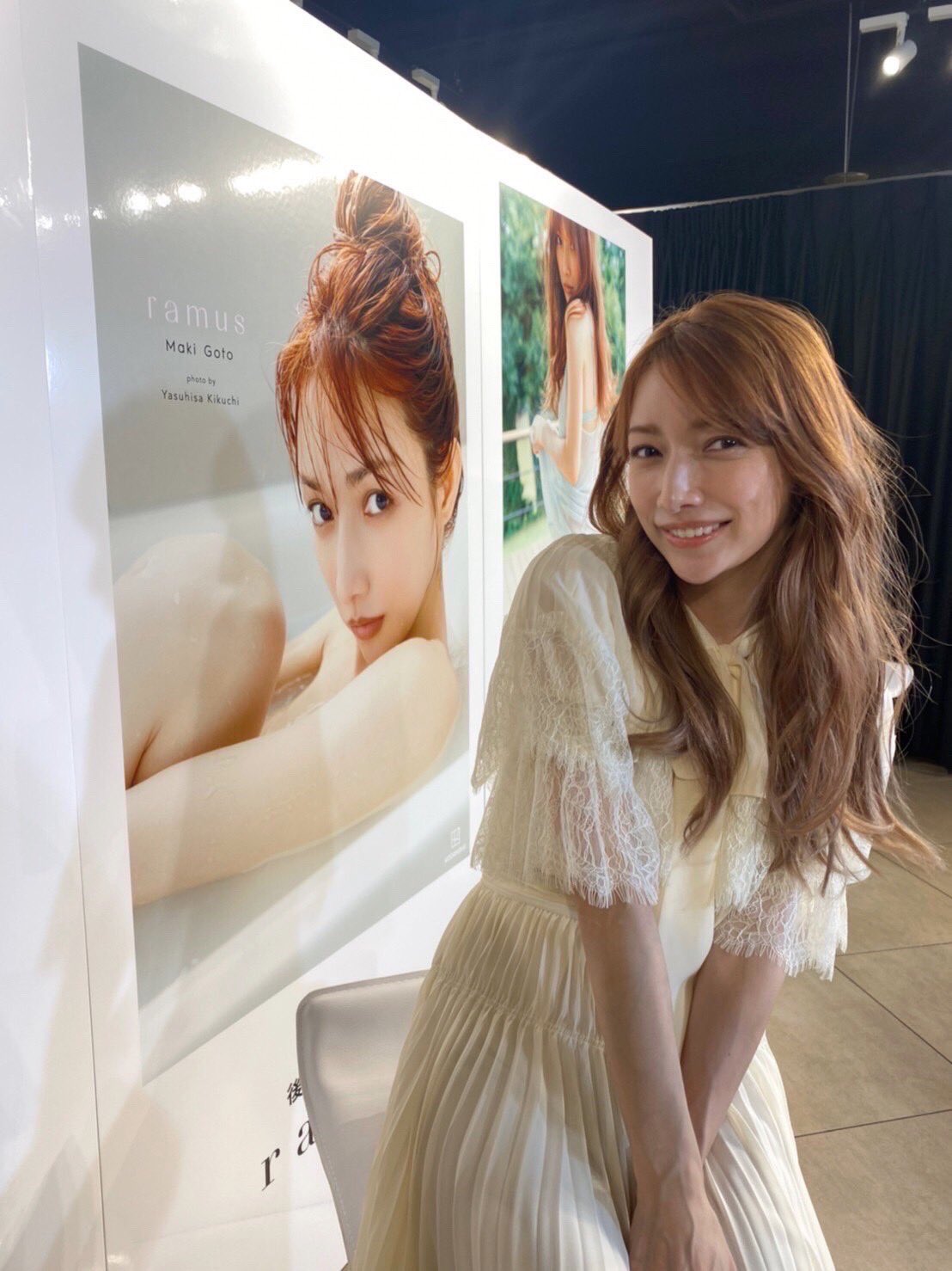 with編集部 on Twitter: "SHIBUYA TSUTAYA さんにて@SHIBUYA_T_EVENT 【後藤真希写真集ramus】 出版記念トークショーを行いました ホッとひと息 ...