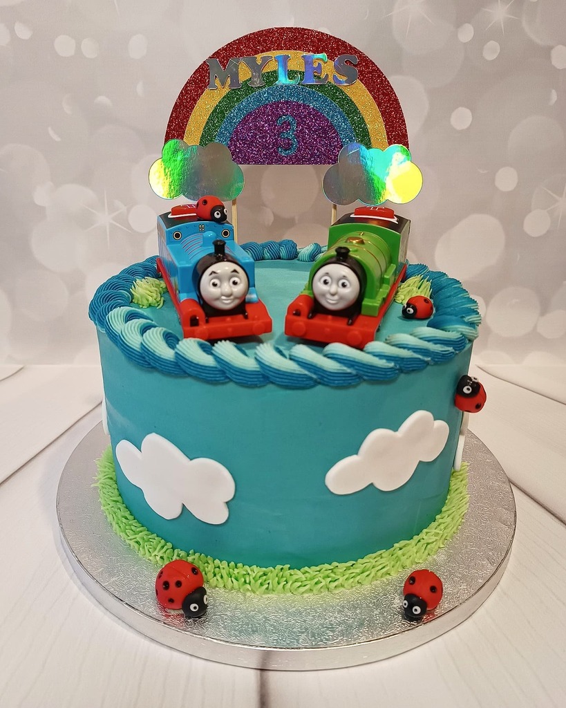 Fondant Thomas The Train Cake