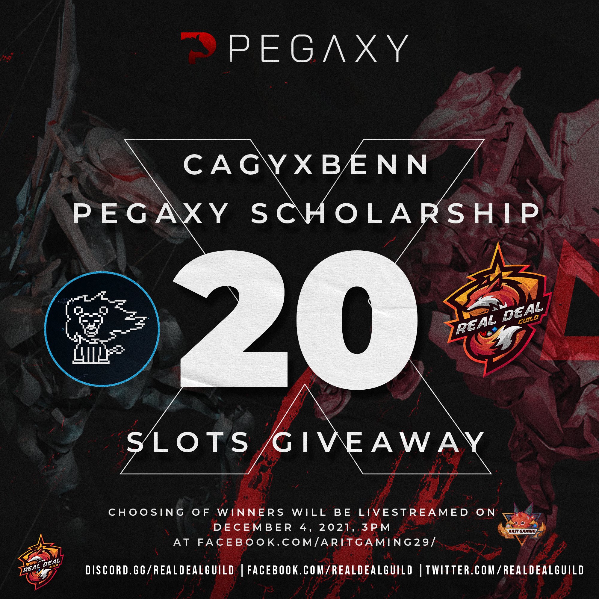 Real Deal PH on Twitter: "In conjunction with the success launched of @PegaxyOfficial, CagyxBenn ...