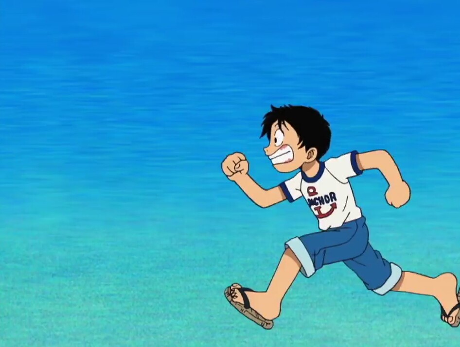 Anime Running Side View