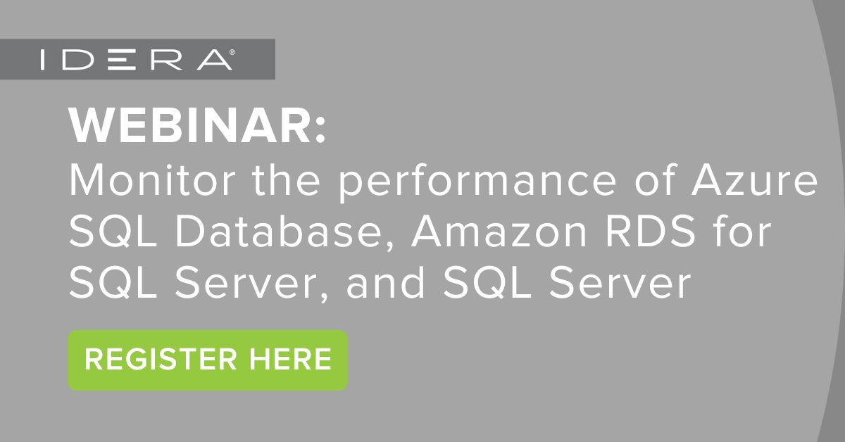 IDERA (@Idera_Software) | Twitter