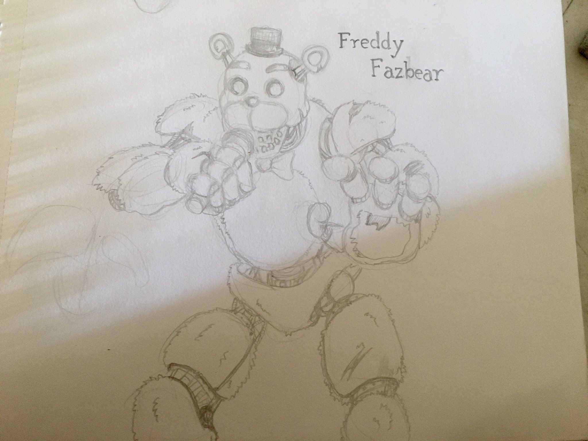 Freddy Fazbear Drawing