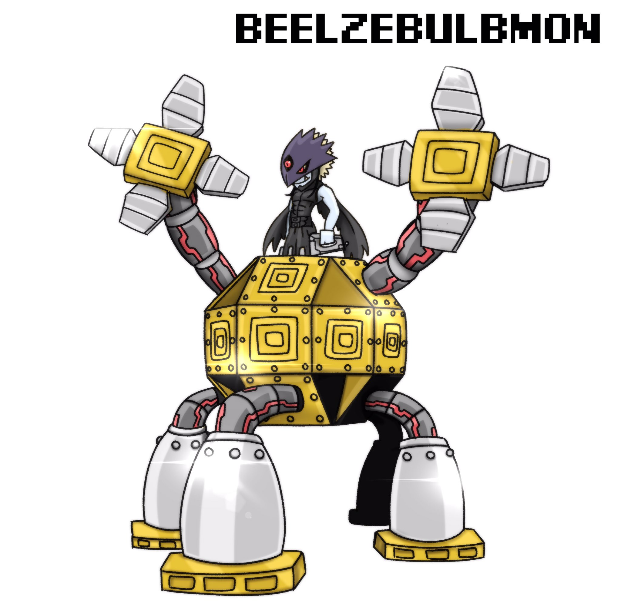 Digimon Fusion Beelzemon Toy