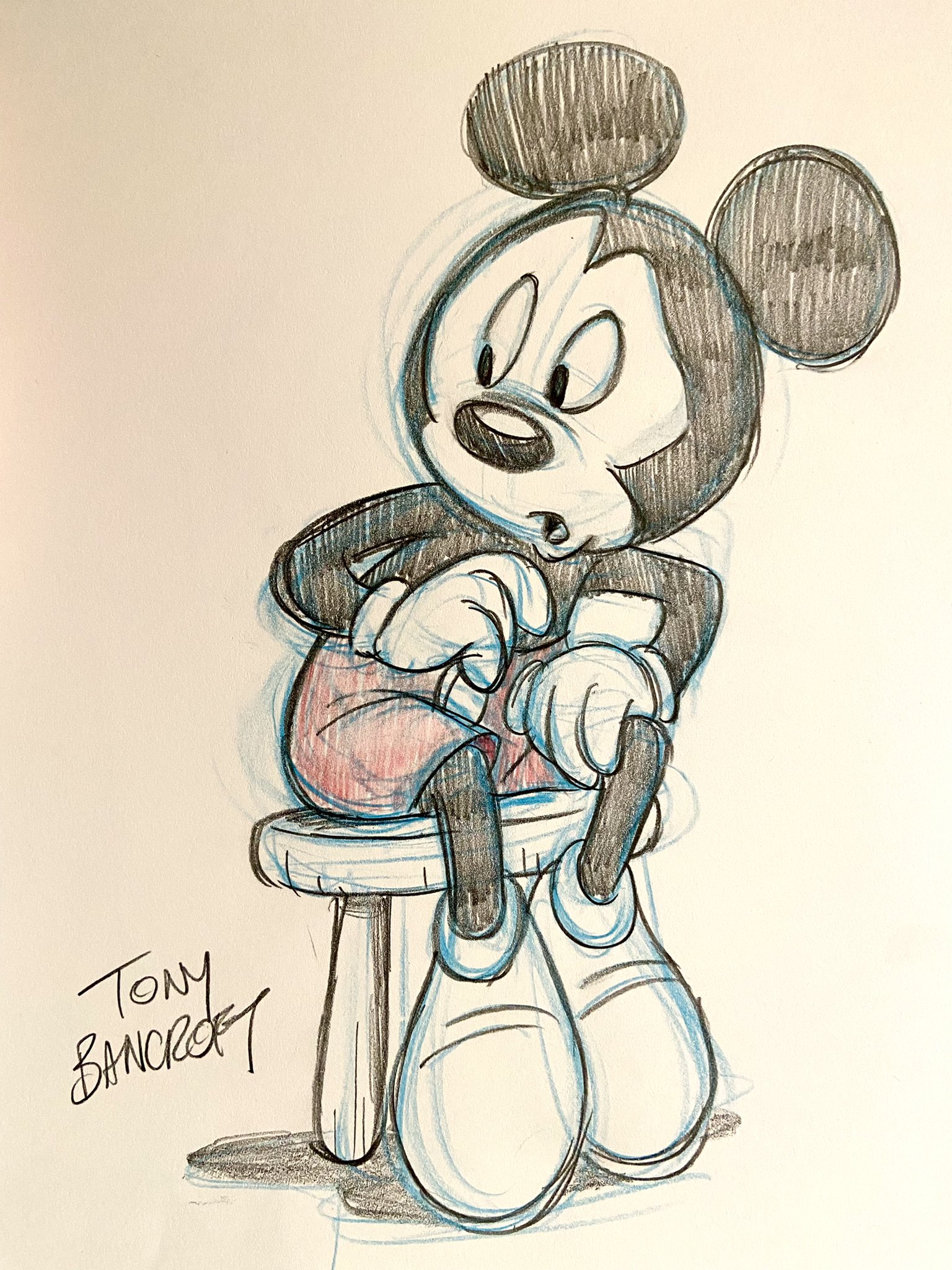Disney Pencil Drawing