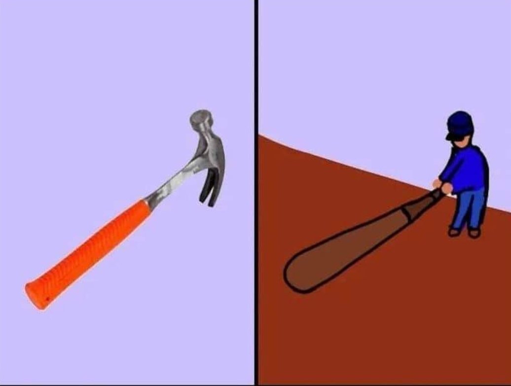 Los martillos parecen un hombrecito a punto de batear : r/mejico