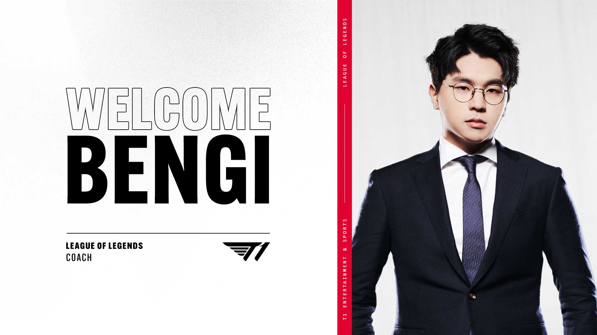 T1 LoL on Twitter: "2022 시즌 T1 League of Legends 팀을 보좌할 'Bengi' 배성웅 코치님을 소개합니다! Congratulations ...