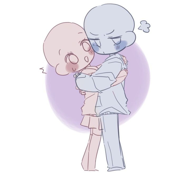 Anime Chibi Couple In Love Base