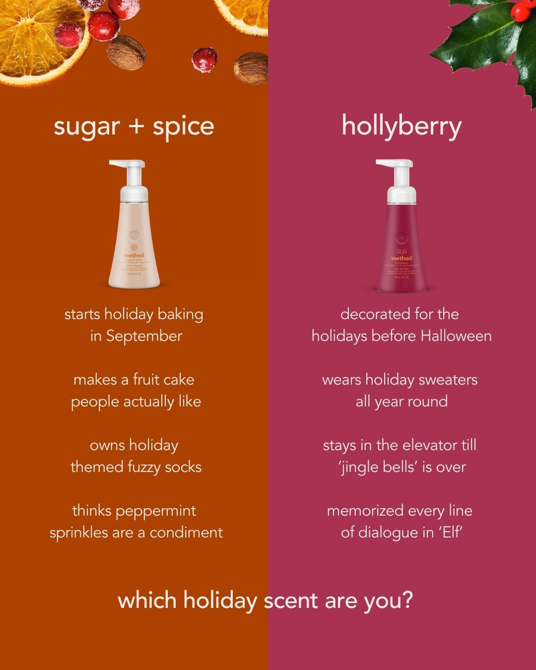 Holiday Method Hand Soap