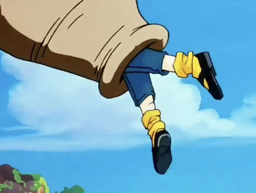 Android 18 Absorbed Gif