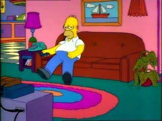 Homer Simpson On Couch