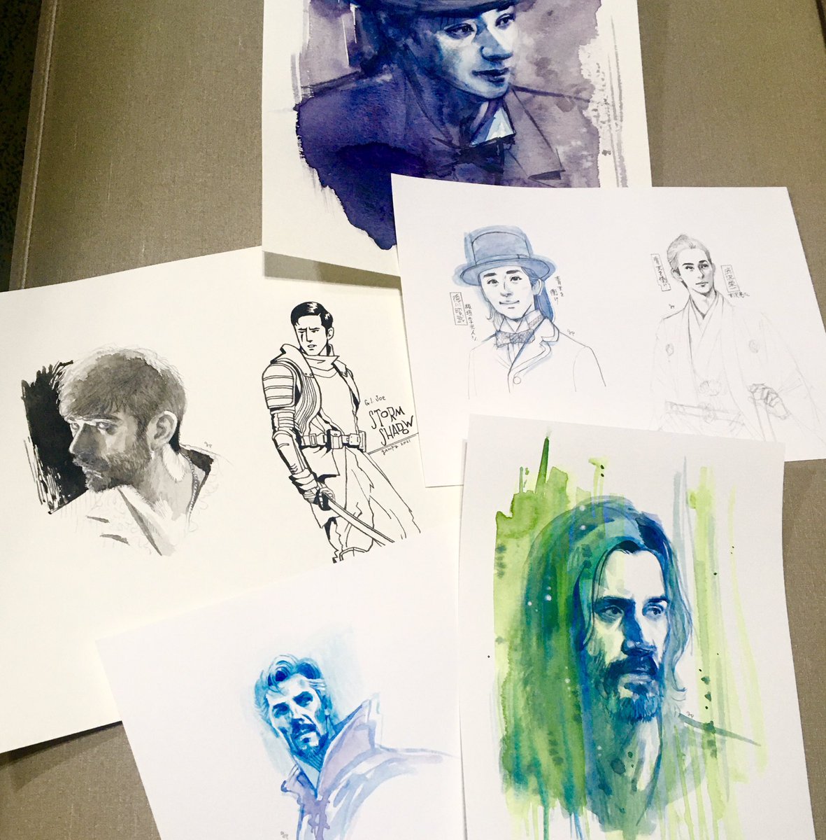 「本日ライブ盤リリース&サブスク解禁おめでとうございます。 昨夜アップしたのより、少し大きいかなサイズ。ぬり絵。よかった」y.ganpukuの漫画