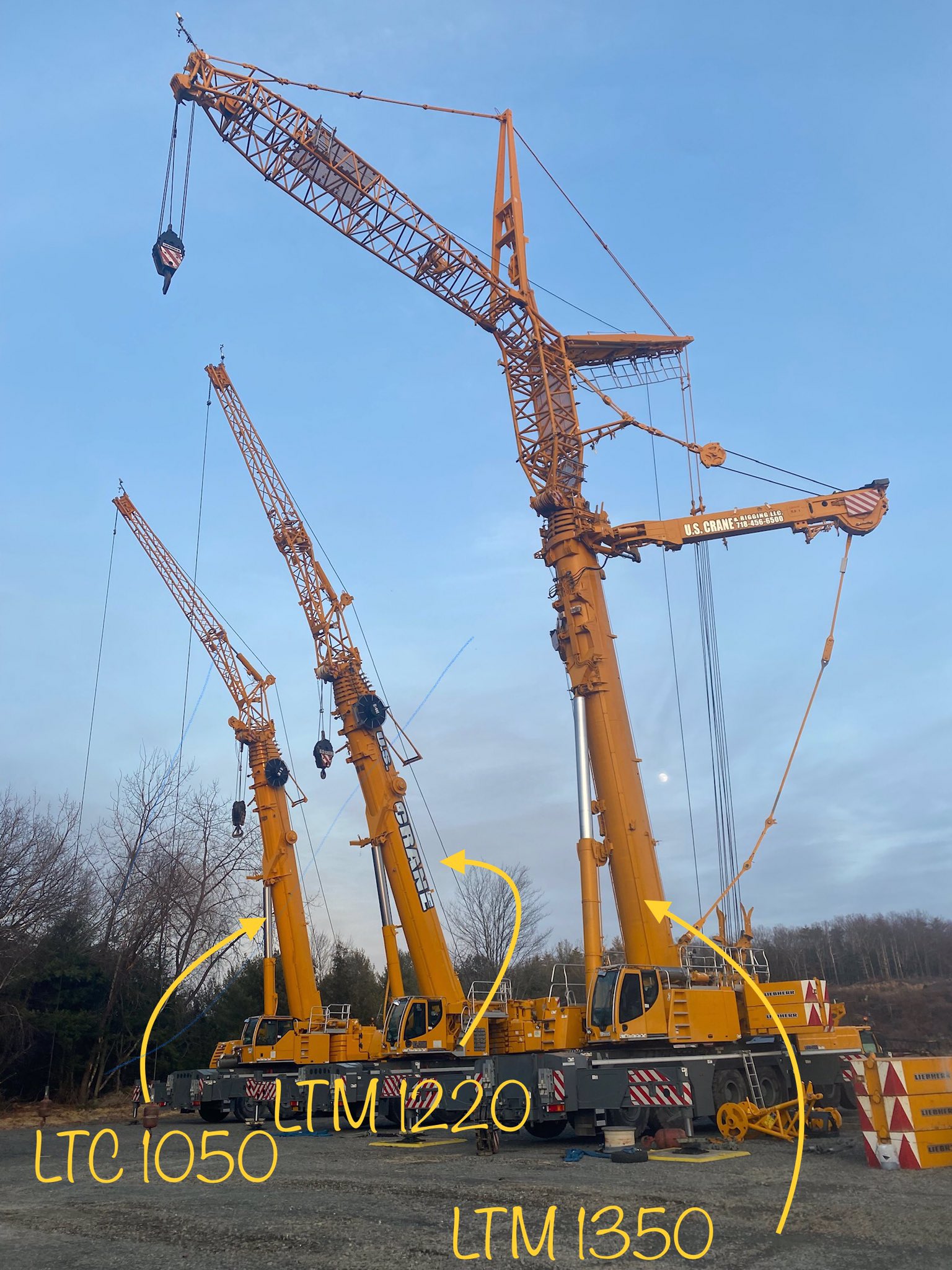 WSI Liebherr LTM 1500 Mobile Crane Luffing Jib By Cranes, 40% OFF