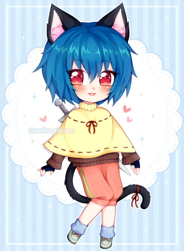 Cute Chibi Cat Boy