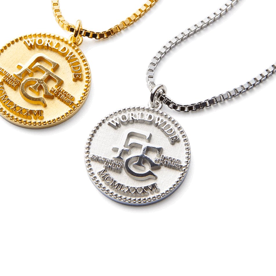 43％割引ホワイト系2021年春の FTC coin necklace silver ネックレス アクセサリーホワイト系-OTA.ON ...
