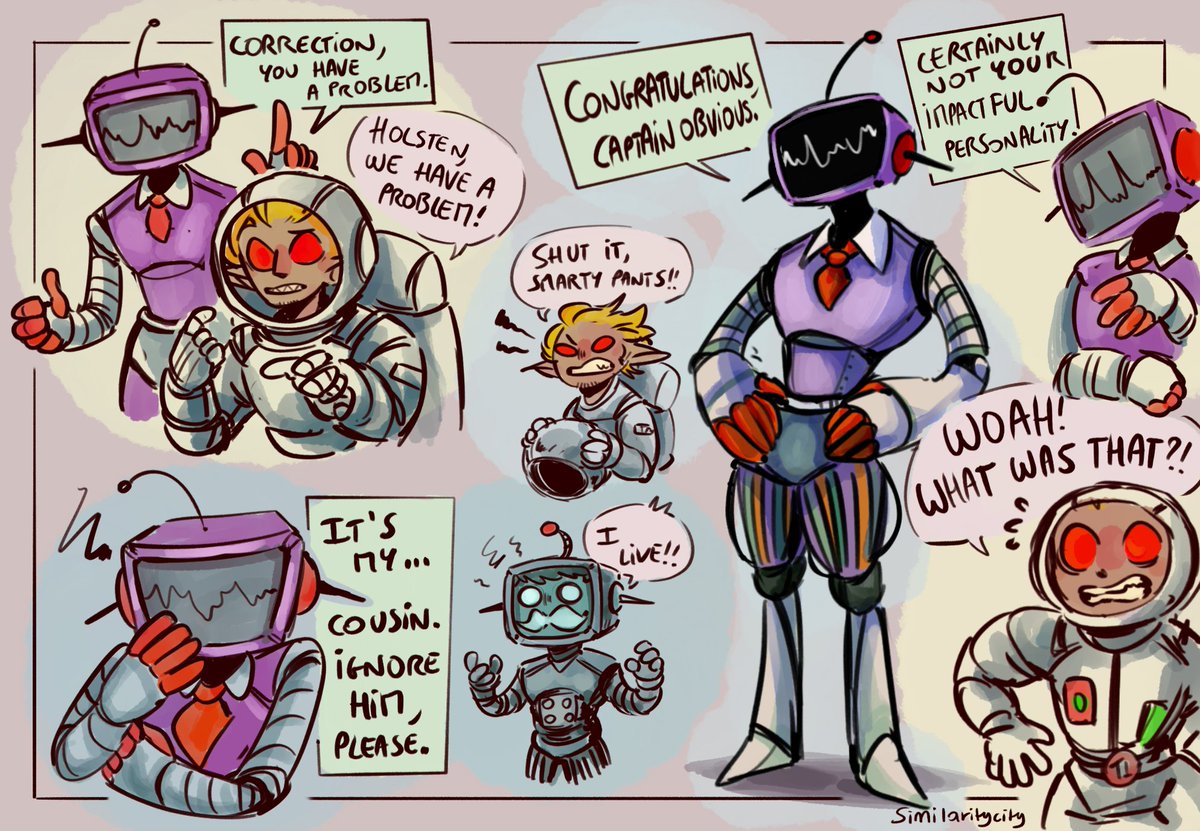 「Turns out I really like Holsten- Sassy smarty robot, my favo」🍉 ...