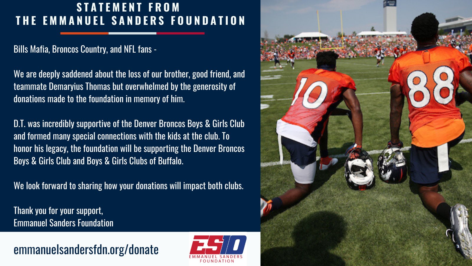 Denver Broncos Emmanuel Sanders Wallpaper