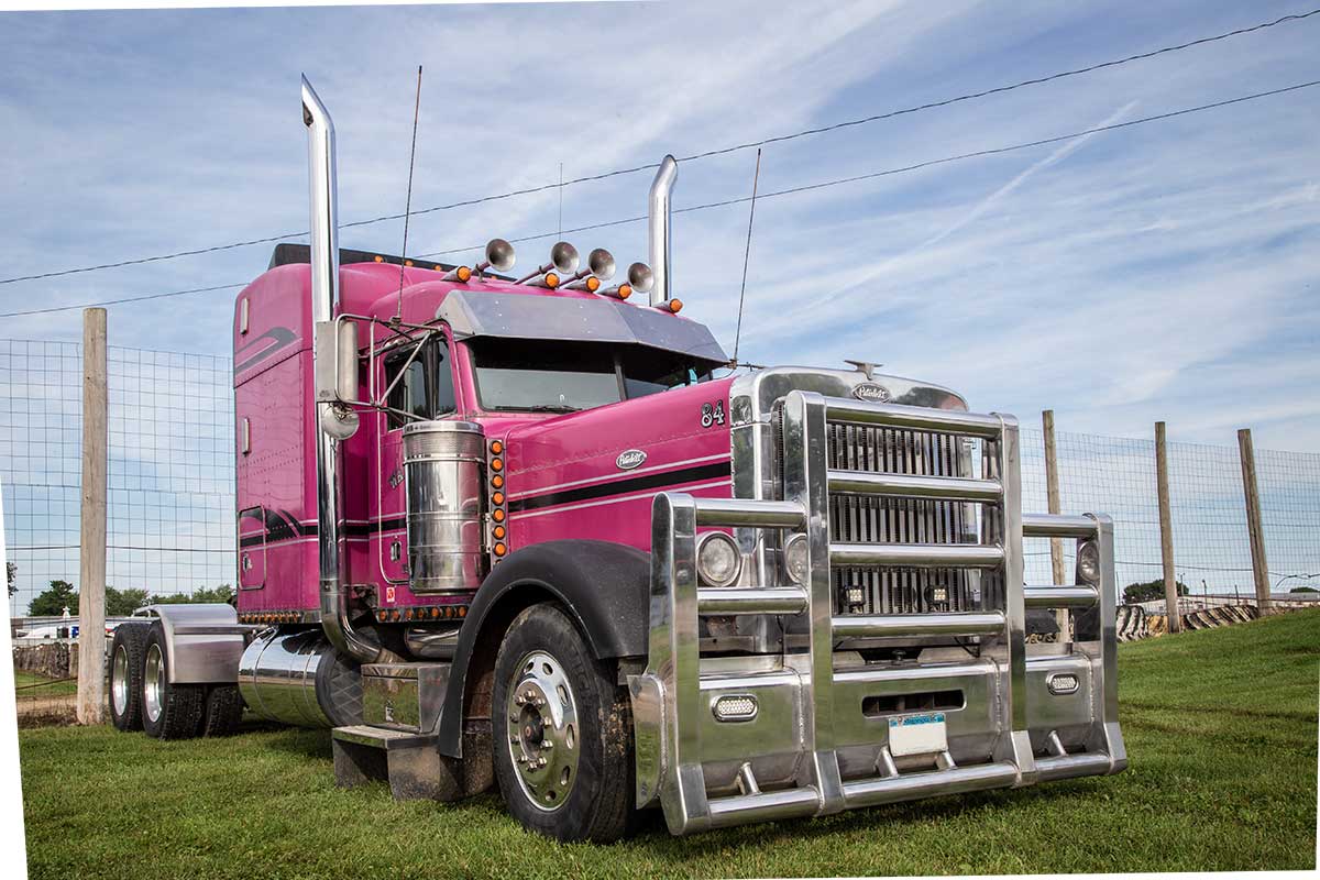 Pink Peterbilt