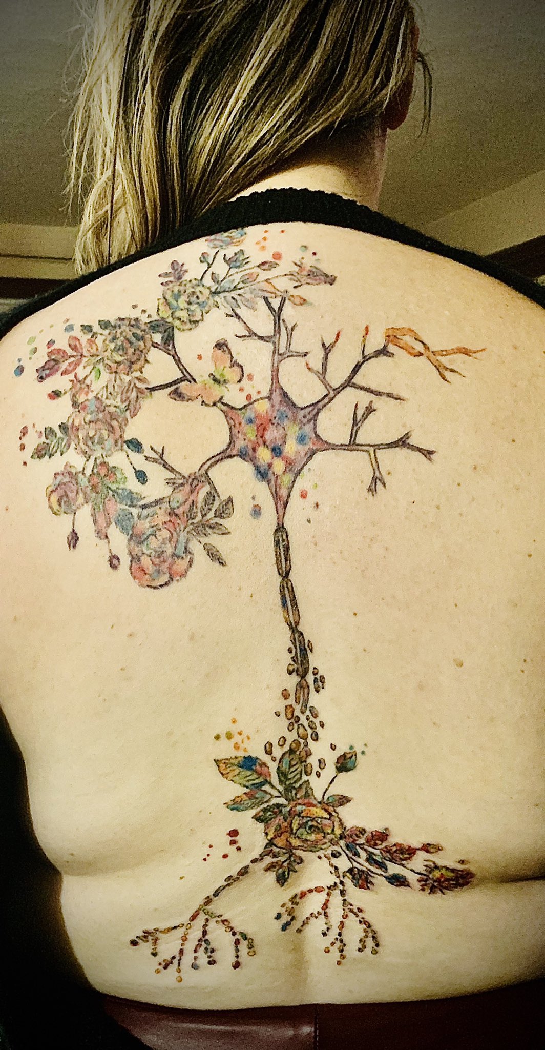 Neuron Tree Tattoo