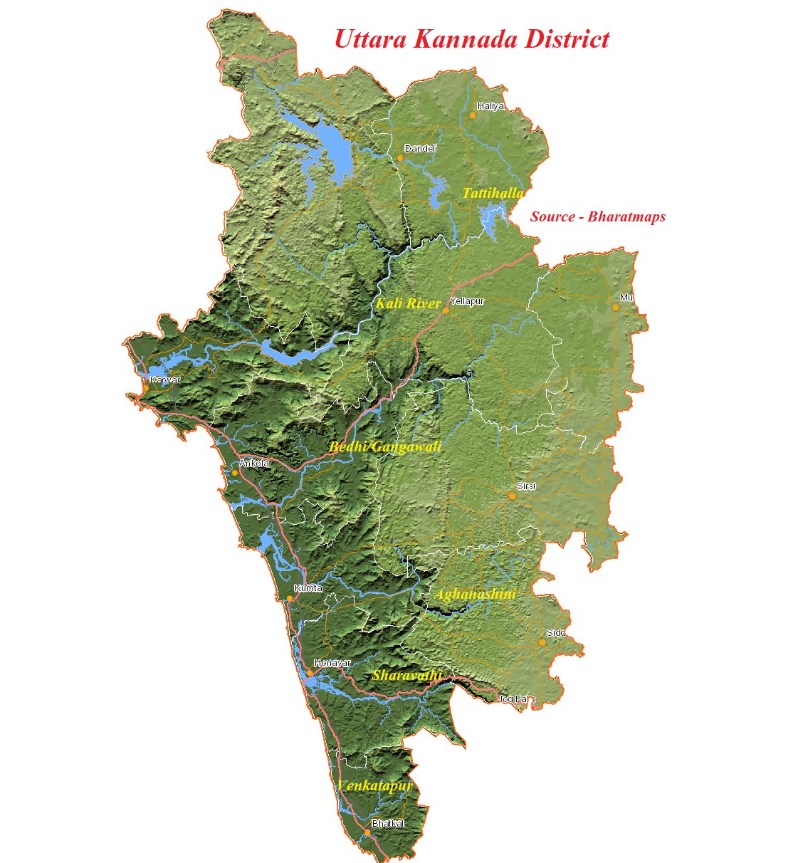 Karnataka Rivers Map Mapping Irrigated Areas Using MODIS 250 Meter