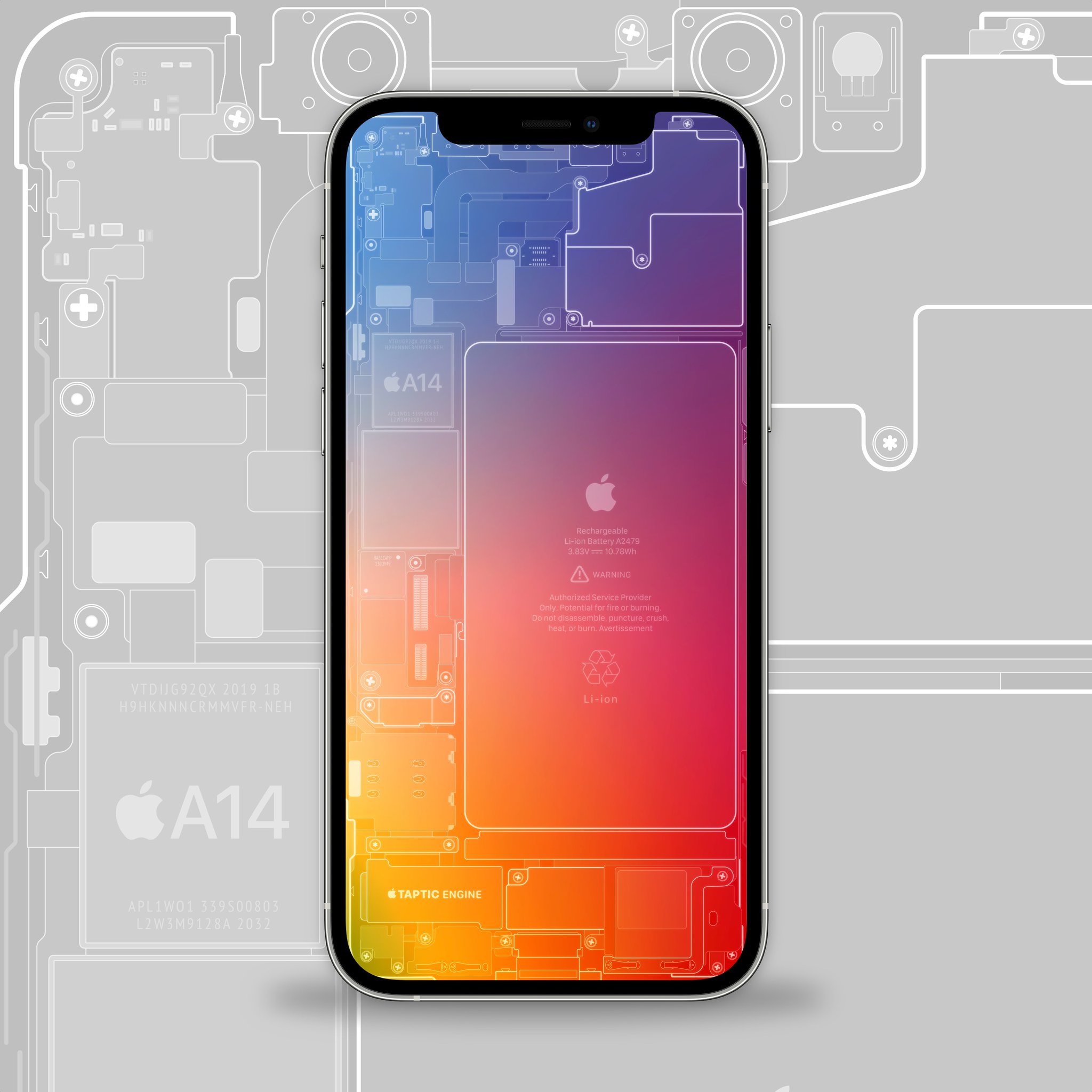 Basic Apple Guy on Twitter: "iPhone 12 Schematic Wallpapers https://t.co/DRVTYhr80W https://t.co ...