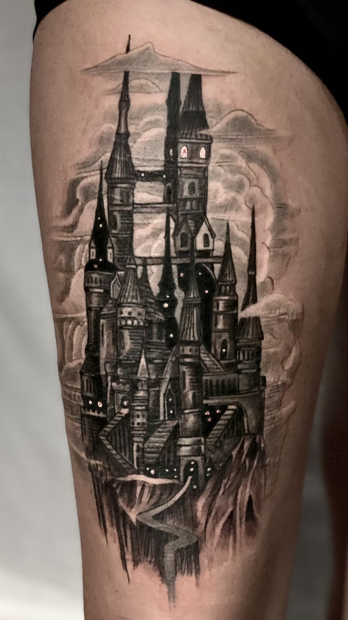 Gothic Castle Tattoos