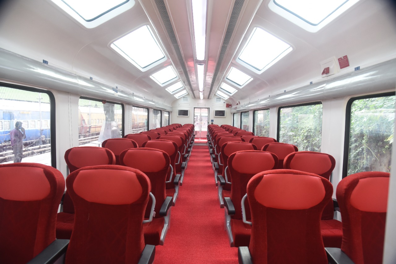 Shatabdi Express Interior