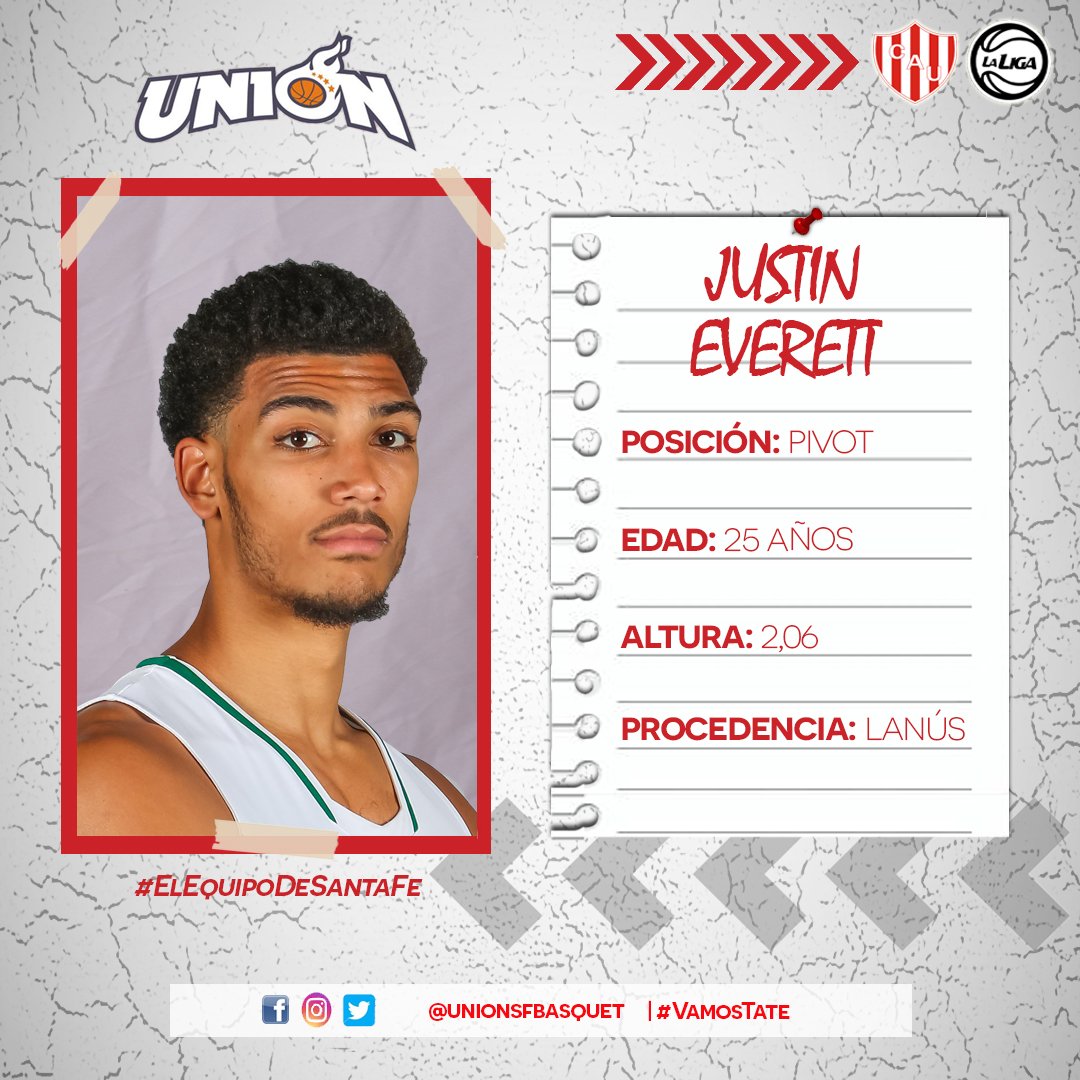 🇦🇷 JUSTIN EVERETT ES EL NUEVO JUGADOR DE UNIÓN DE SANTA FE – CANCHA LATINA