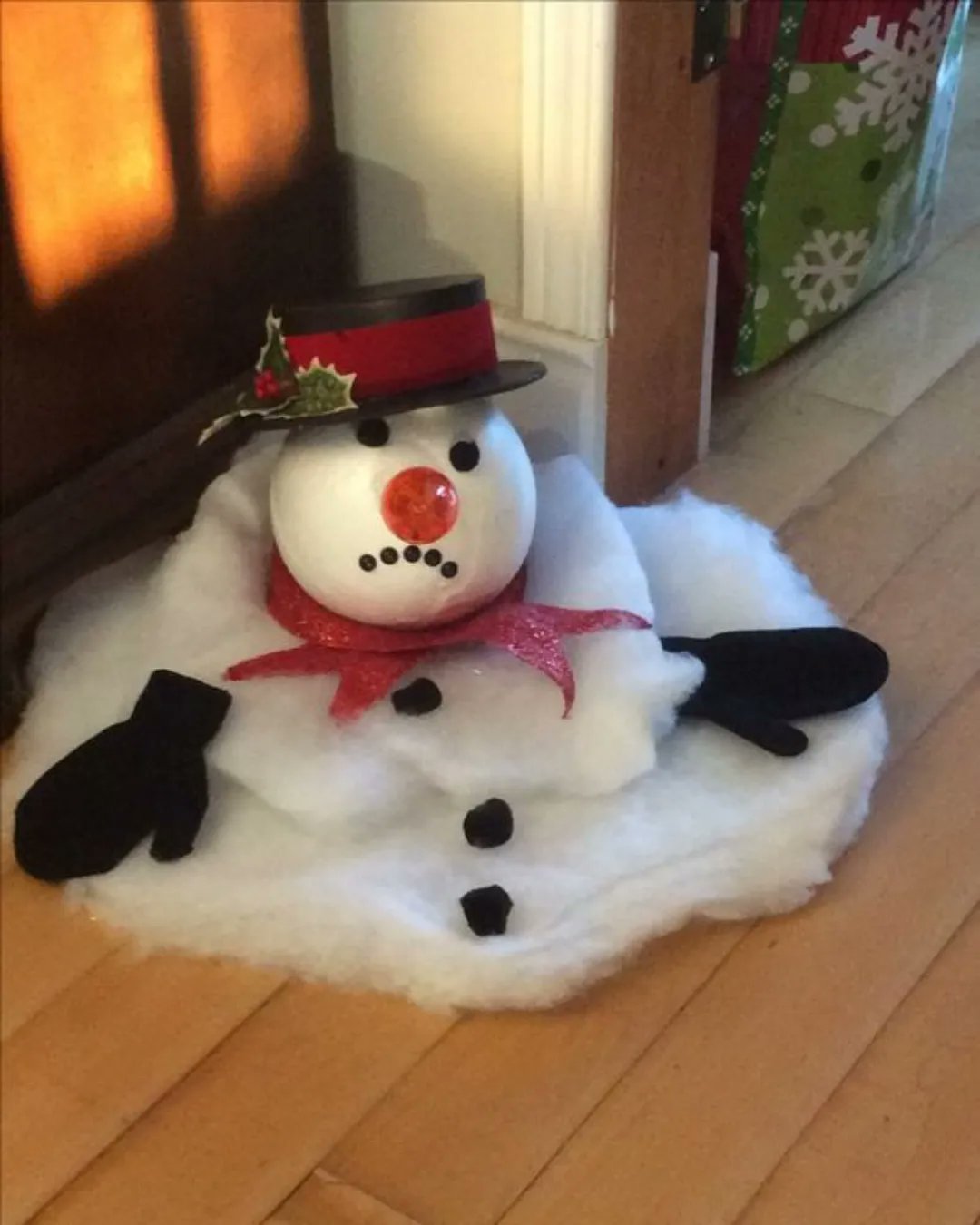 Melting Snowman Craft