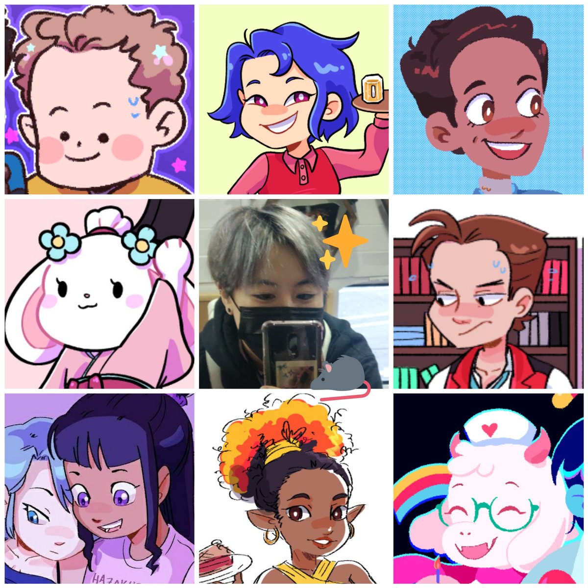 「bunch o squishy guys #artvsartist2021 🦈」|jae の漫画