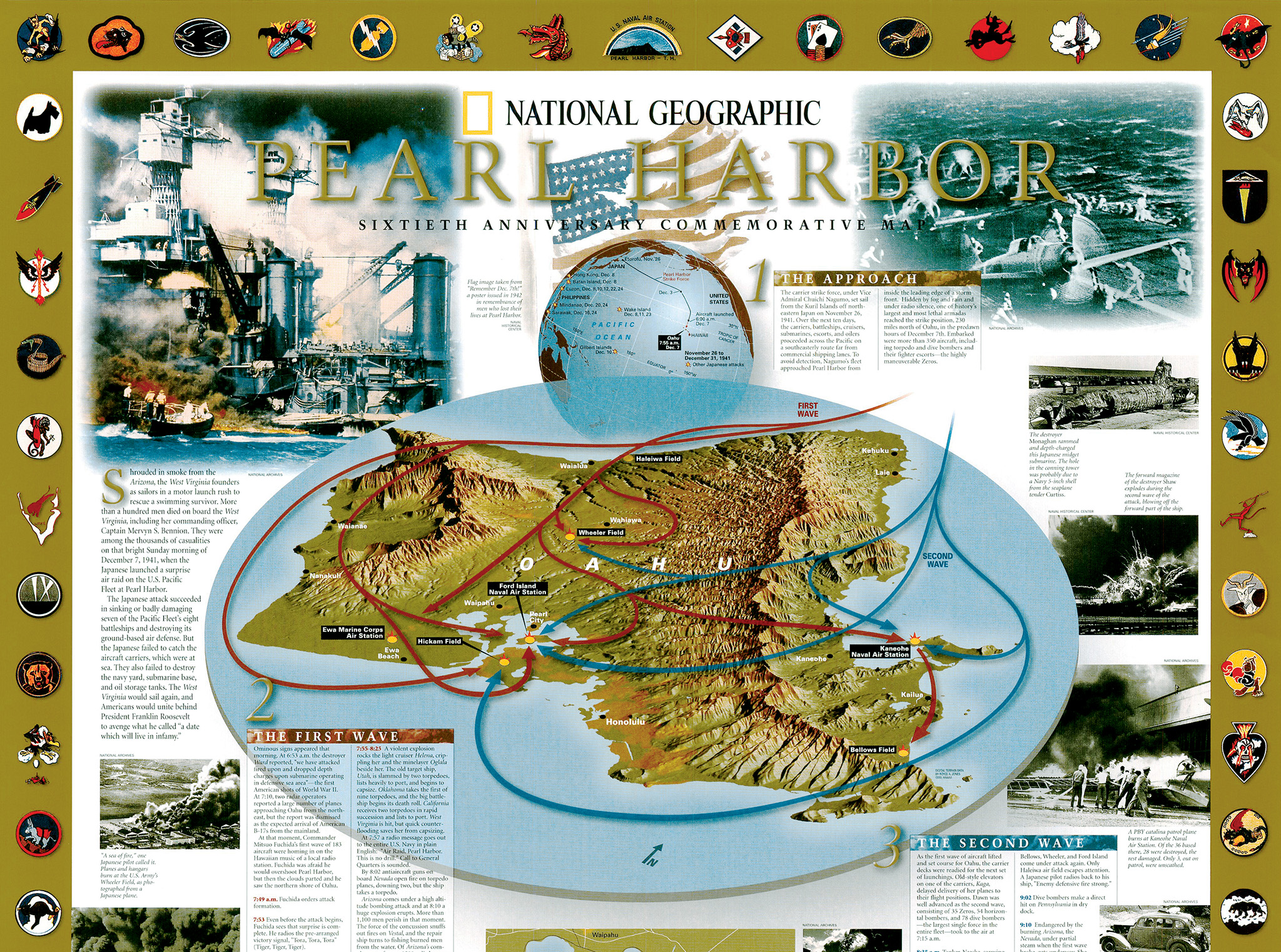 Pearl Harbor Attack Map National Geographic