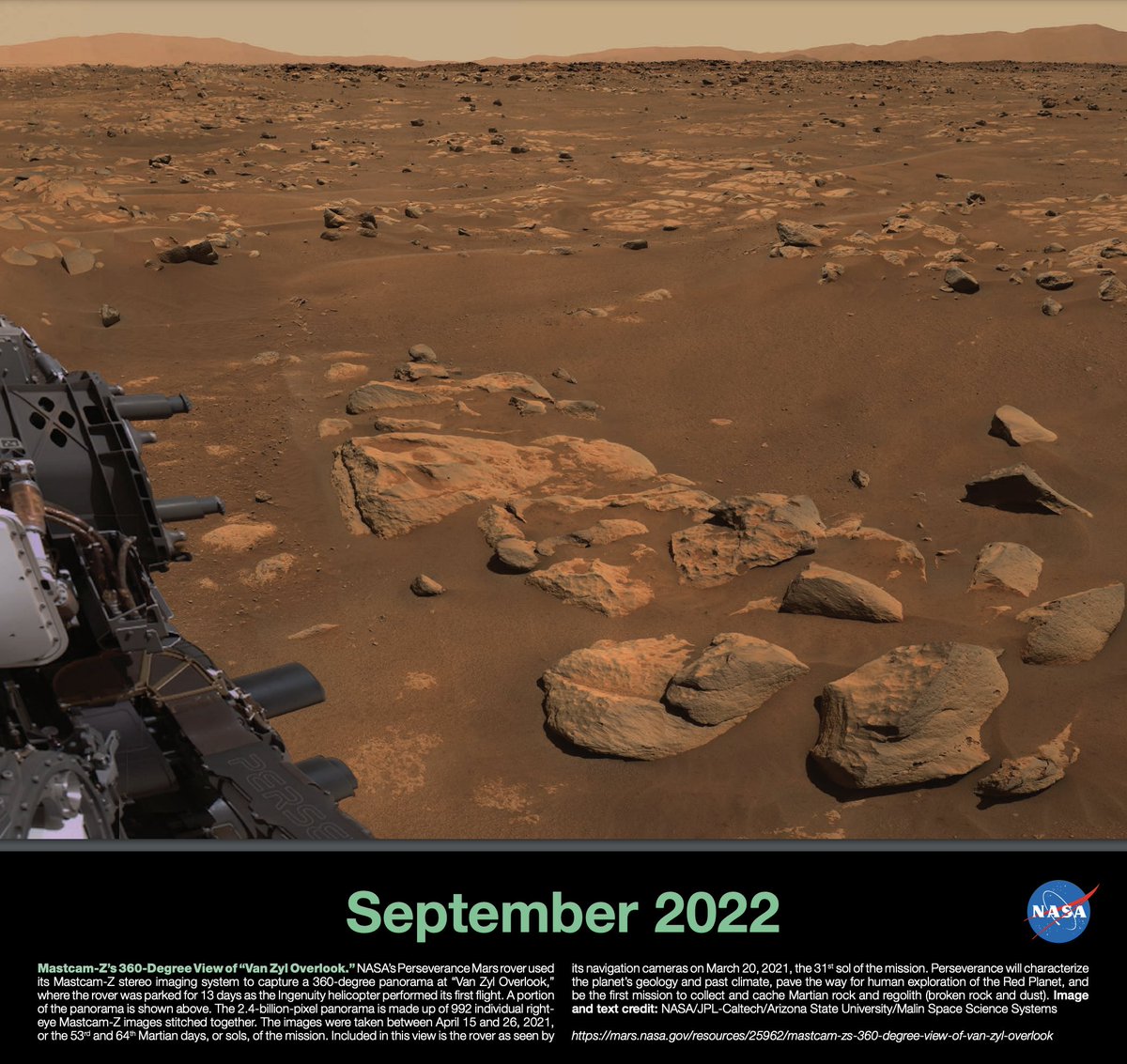 Nasa Calendar 2022