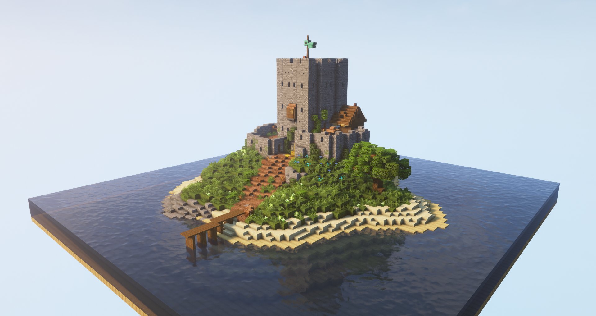 Minecraft Medieval Castle Tower