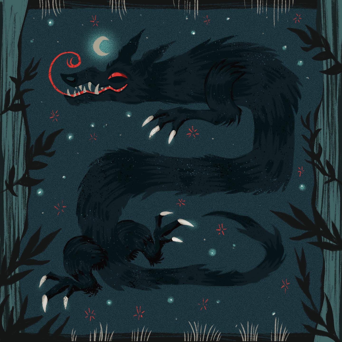 Real Wolf Dragon Hybrid