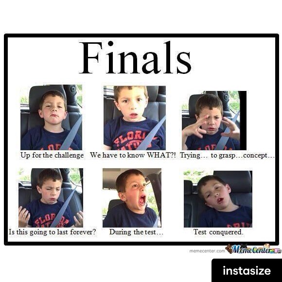 Final Exam Week Meme