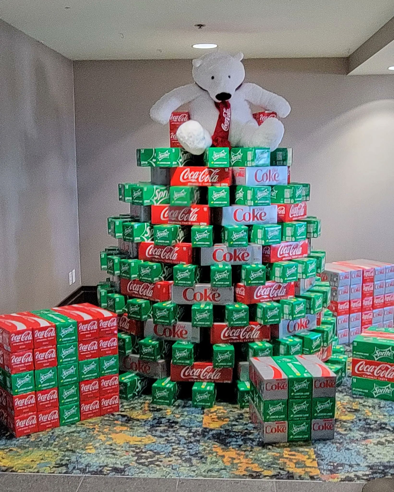 Coca Cola Tree Displays