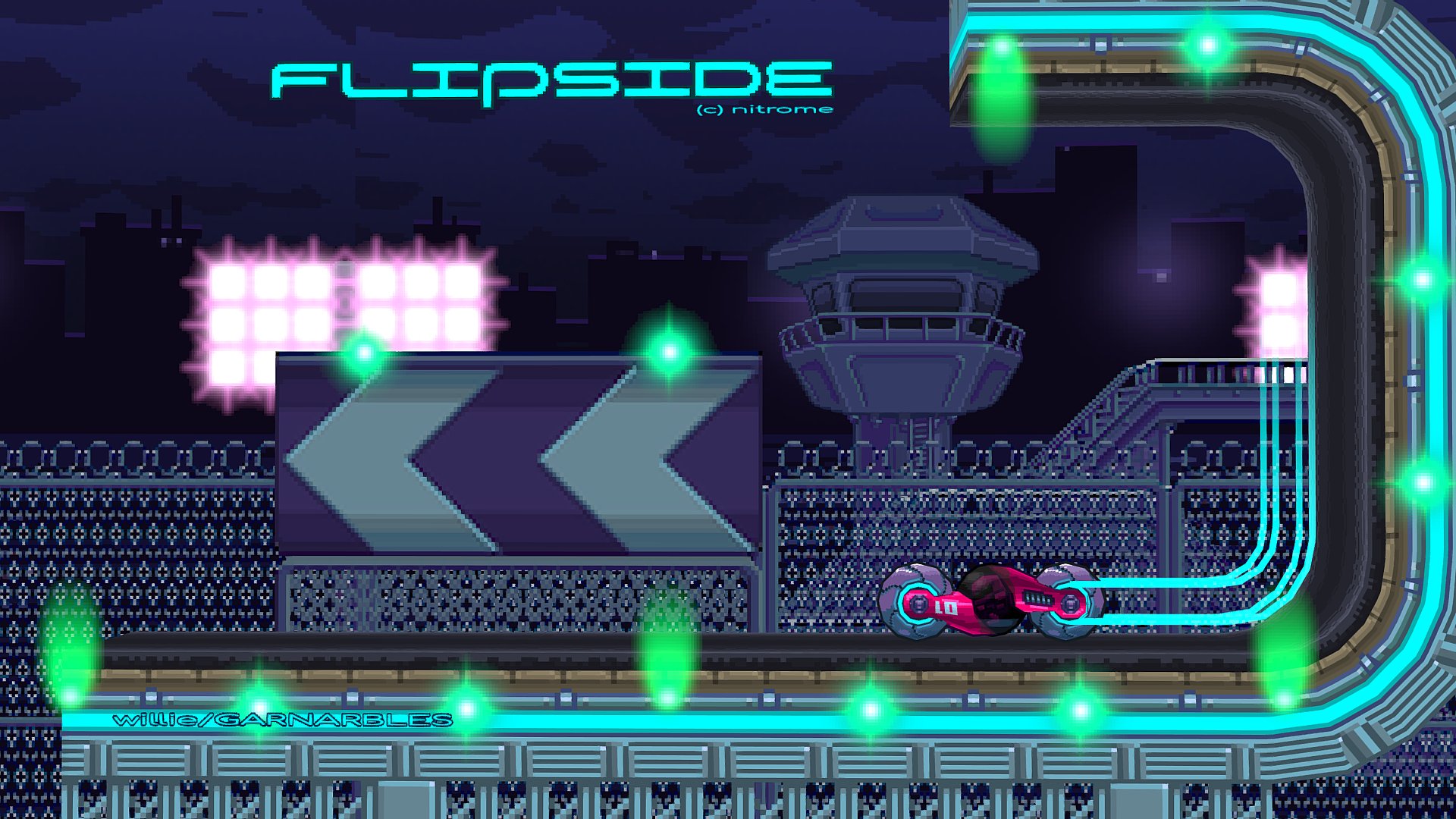 Willie/Garnarbles on Twitter: "Flipside 3D 🛵🌐🚧 This is a 3D remake of an old fanart I made for ...