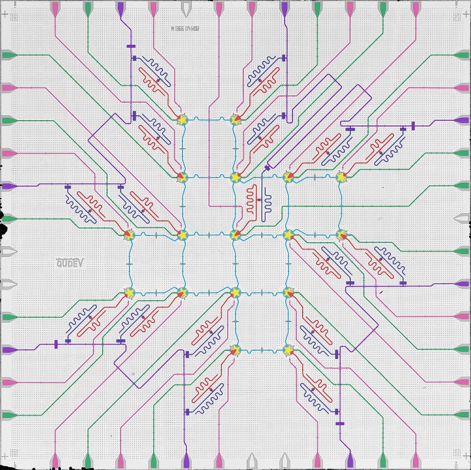 Quantum Error Correction In The Surface Code Using 17 Superconducting Qubits