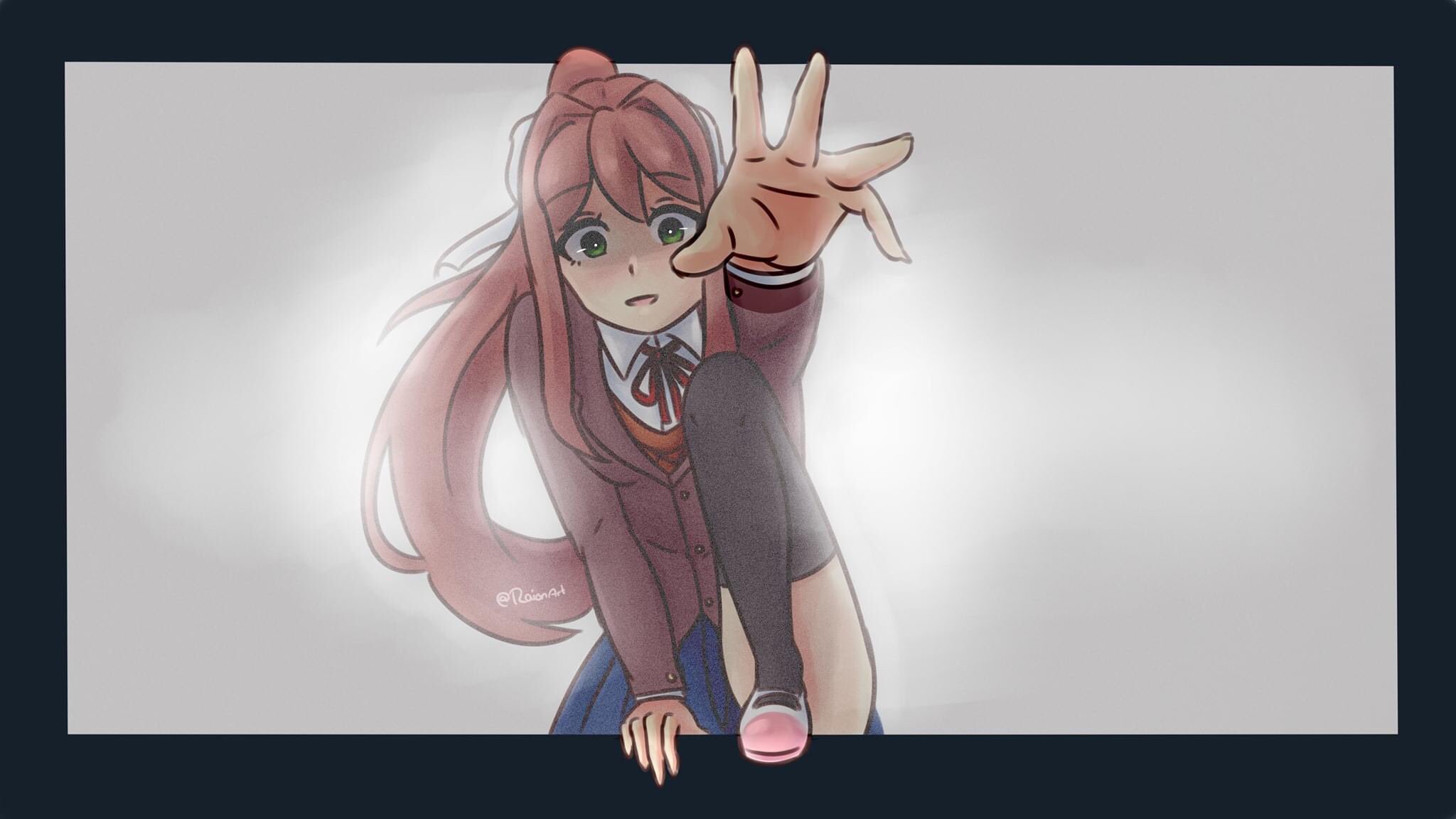 I Love You Monika Logo