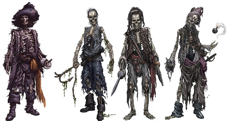 Captain Barbossa Skeleton