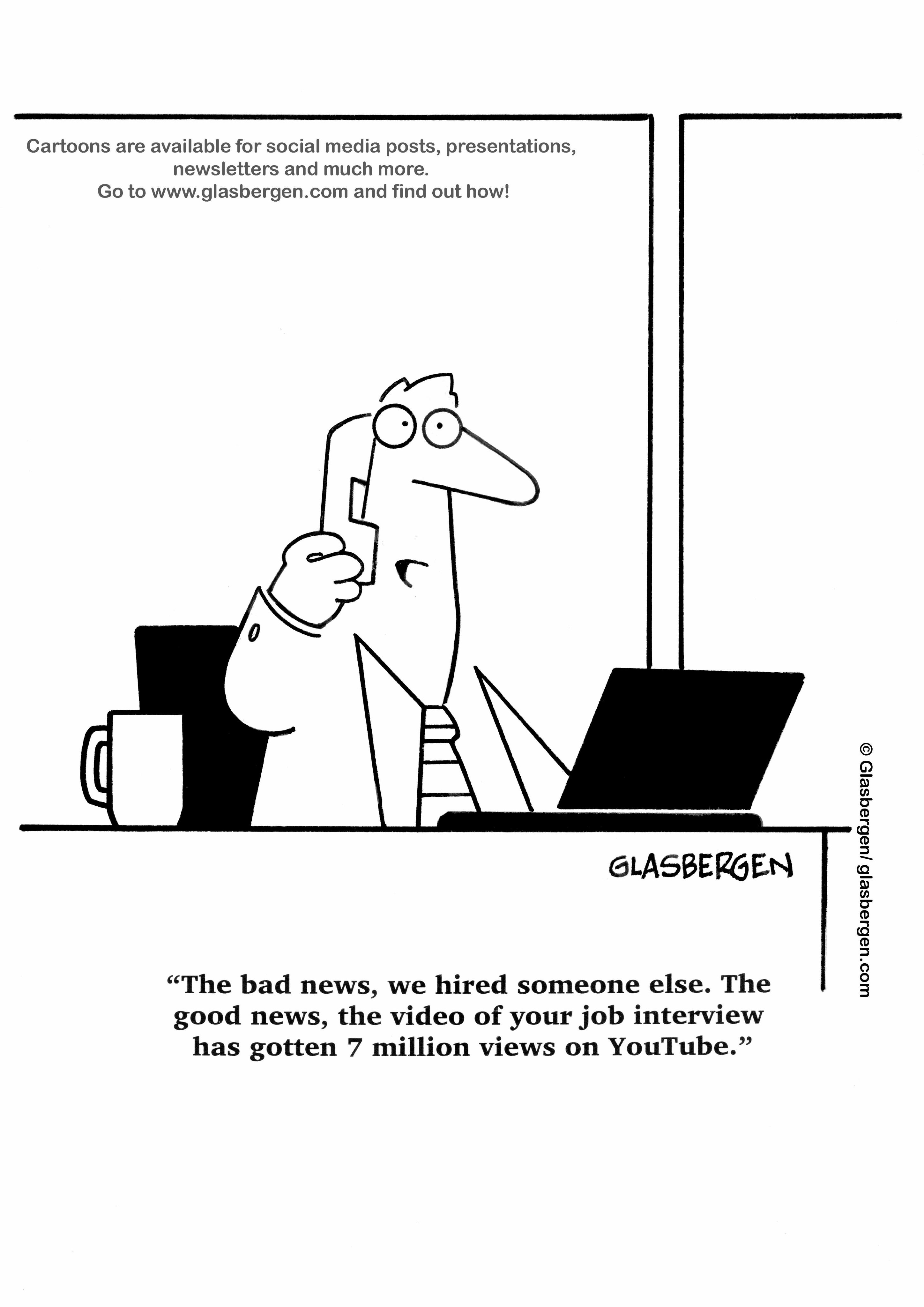 Bad Interview Cartoon