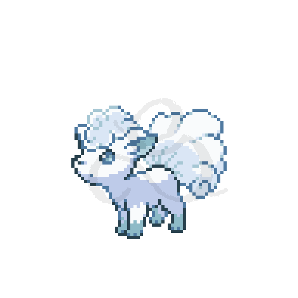 Shiny Vulpix And Ninetales Sprites