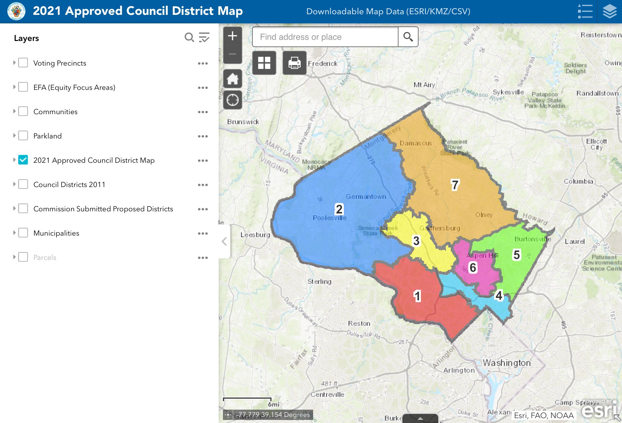 Montgomery County Maryland Map TheWashCycle: Montgomery County Trying