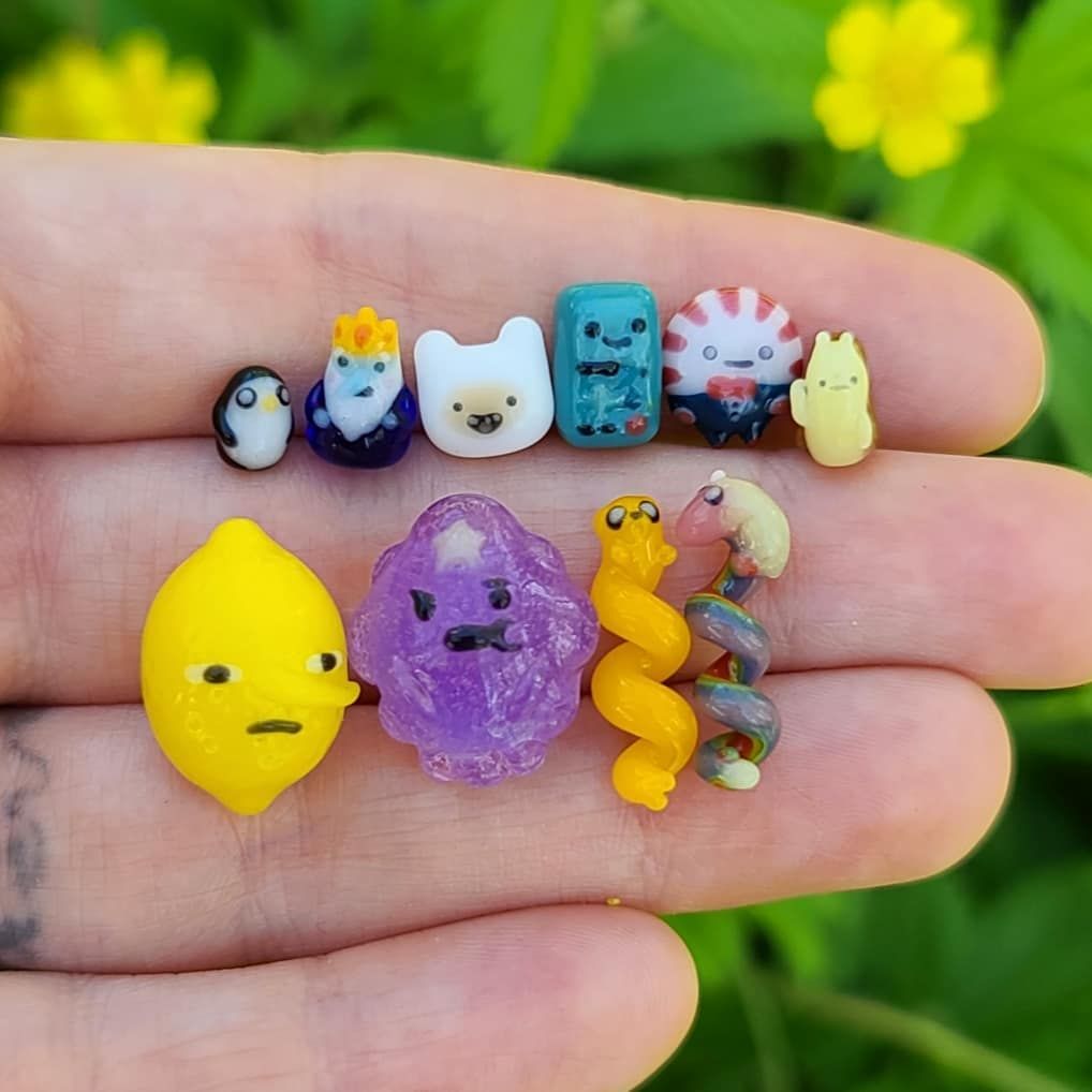 Polymer Clay Charms Adventure Time
